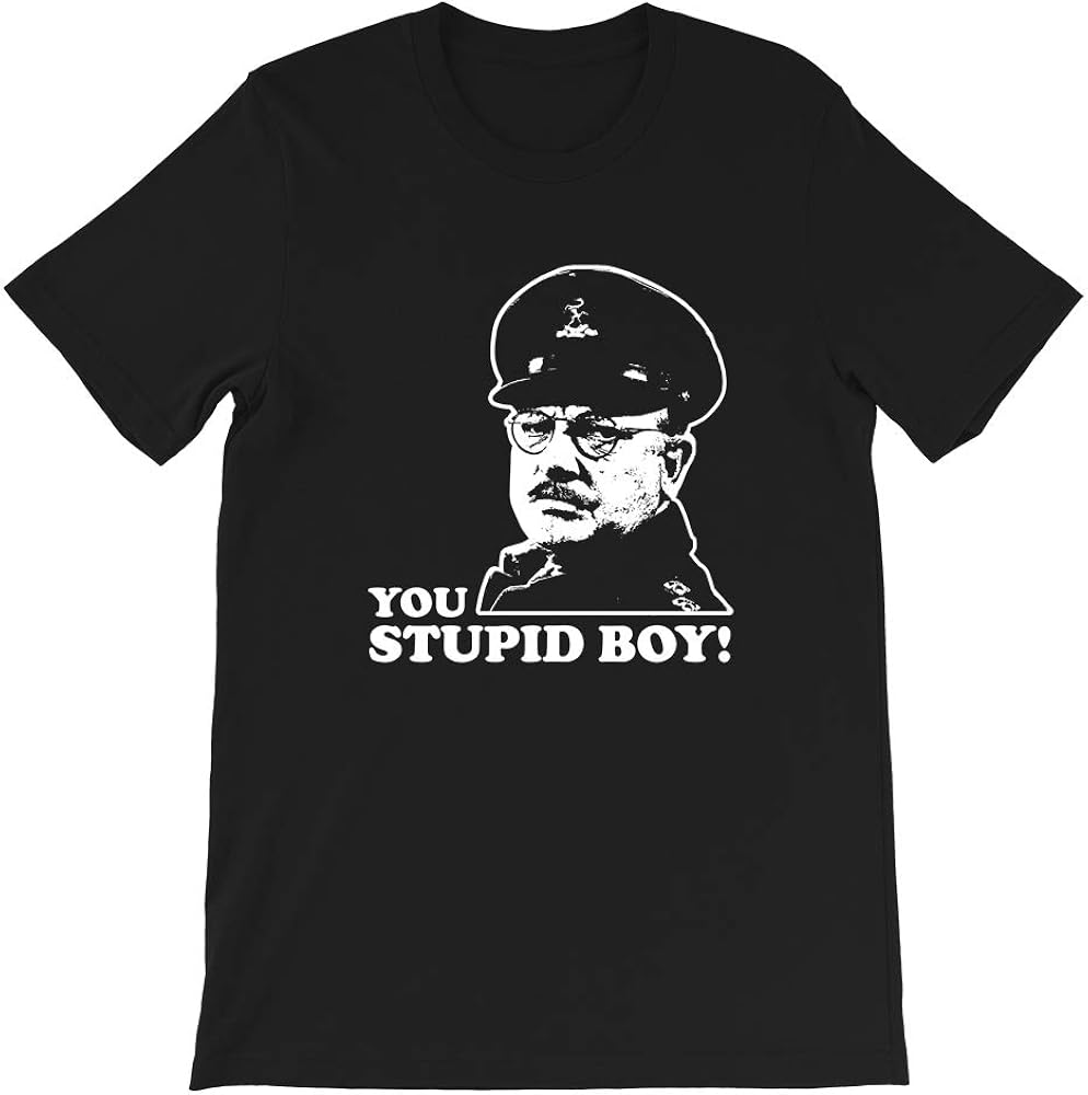 Marble LLC You Stupid Boy Dads-Army Sitcom Captain-mainwaring David ...