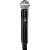 Amazon.com: Shure SLXD2/SM58 Wireless Handheld Microphone Transmitter with SM58 Capsule ...