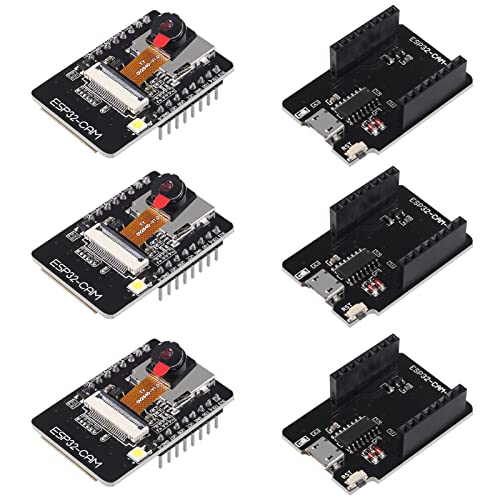 DORHEA ESP32 Cam WiFi Bluetooth Development Board with OV2640 Camera Module + Micro USB to ...