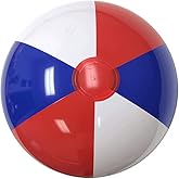 Amazon.com: 16-Inch Deflated Size Solid White Beach Ball - Inflatable ...