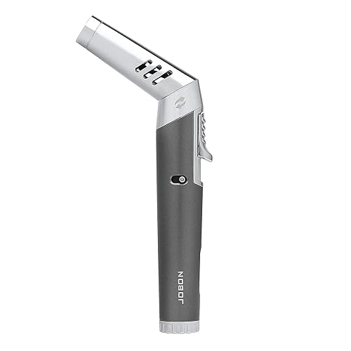 JOBON Torch Lighter, Adjustable Lockable Bendable Nozzle Jet Flame ...