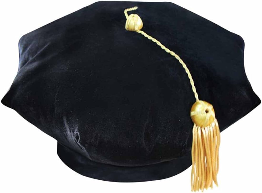 Amazon.com: Acadima Doctoral Graduation Tam – 8 Sided Doctoral Hat ...