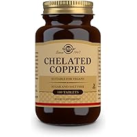 Amazon.com: Solgar Chelated Copper Tablets, 100 Count : Health & Household