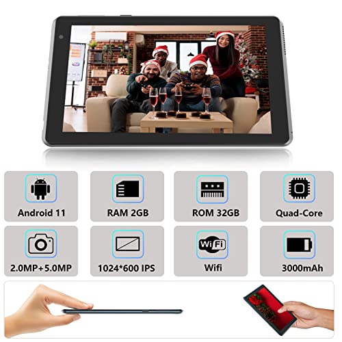 BYANDBY Tablet 7 inch Android 11.0 Tablet, 32GB ROM （128GB Expand ...