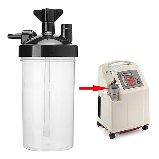 JUTEK Oxygen Generator Humidifying Cup,Humidifier Bottle for Oxygen ...
