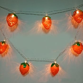 Amazon.com : SDOUBLEM Fruit Lemon String Lights 20 LED Battery Operated ...