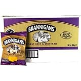 Brannigans Potato Crisps 40g in 3 Flavours Case of 36 (Roast Beef ...