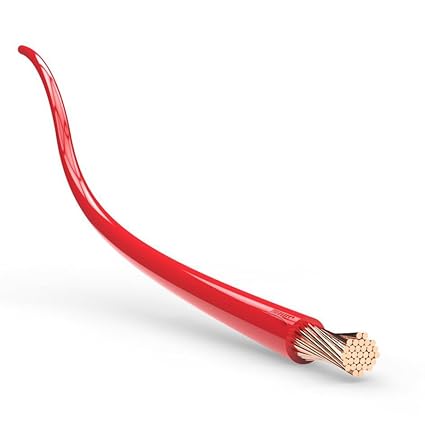 10m metri 0.75 mm² filo di rame, rosso Cavo elettrico unipolare 0.75 ...