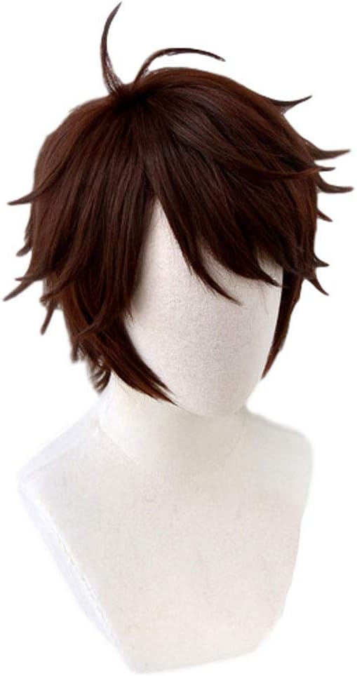 Topcosplay Oikawa Tooru Wig Inspired by Haikyuu!! Cosplay Short Dark ...