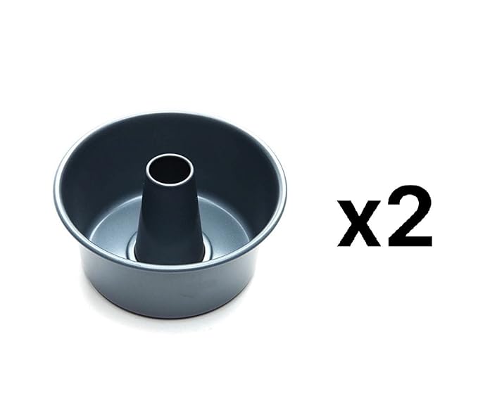 Fox Run Nonstick 4" Mini Angel Food Bundt Cake Pan Deluxe Baking (2 ...