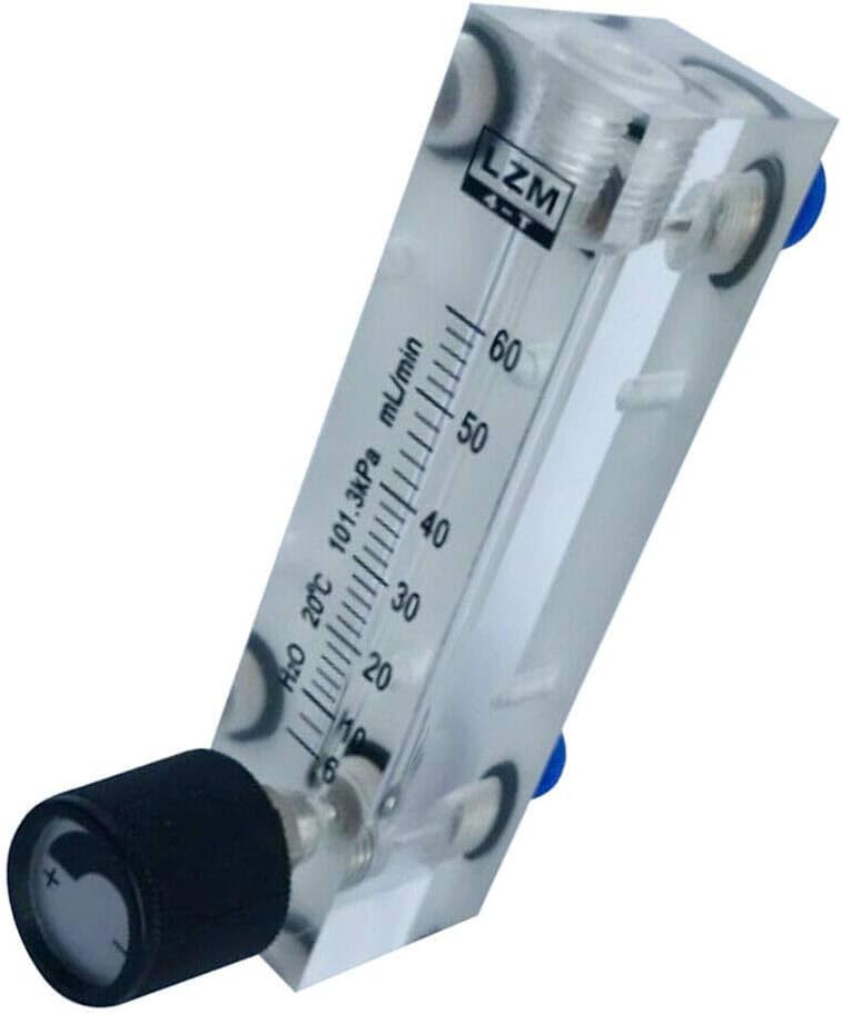 Pipe Fittings Plastic Air Flow Meter 6-60ml Durable Panel Type Home ...