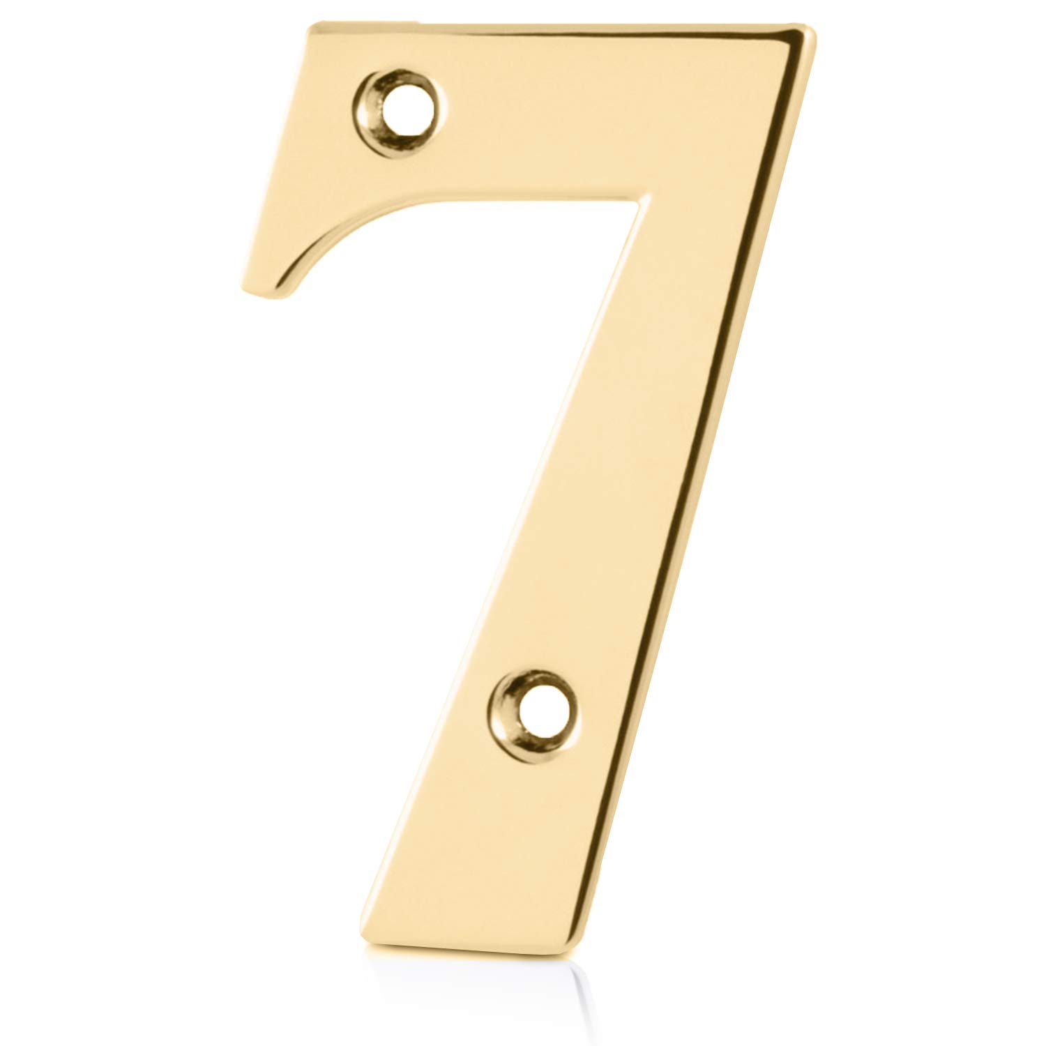 Polished Brass Front Door Number 7 House Number Suitable All ...