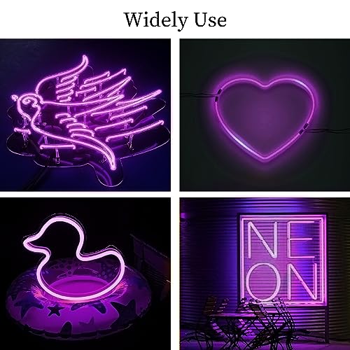 INextStation Neon LED Strip Lights 16.4ft/5m Neon Light Strip 12V ...
