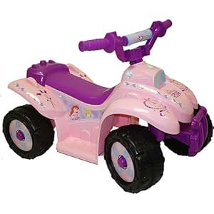 Amazon.com: DISNEY PRINCESS QUAD PINK POWER WHEELS RIDE ON: Toys & Games
