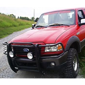 Amazon.com: 2010 2011 Ford Ranger Black Modular Grille Guard Brush ...