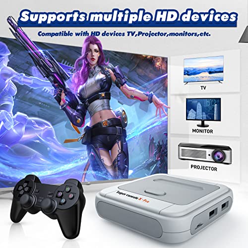 Kinhank Super Console X PRO, Consola de Juegos Retro 256GB Más de ...