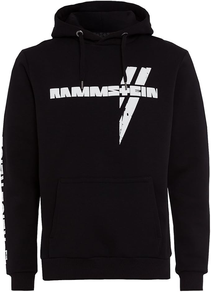 Rammstein Herren Kapuzenpullover Weisses Kreuz Offizielles Band ...