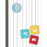 Amazon.com: Kindergarten writing paper with lines for ABC kids: 120 ...