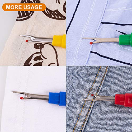 8 PCS Colorful Sewing Seam Ripper and Stitch Removal Kit (4 Large & 4 ...