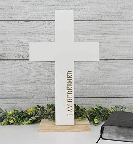 Amazon.com: I AM REDEEMED Cross: Handmade