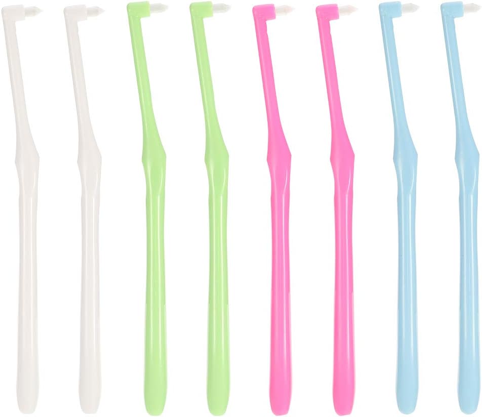Mialang 8 Pack Interspace Toothbrush Soft Slim Interspace Toothbrush ...