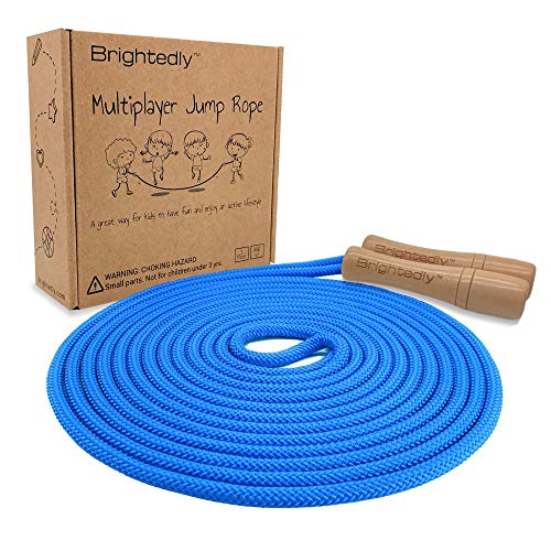 Amazon.com: Brightedly 16 FT Long Jump Rope for Kids, Multiplayer ...