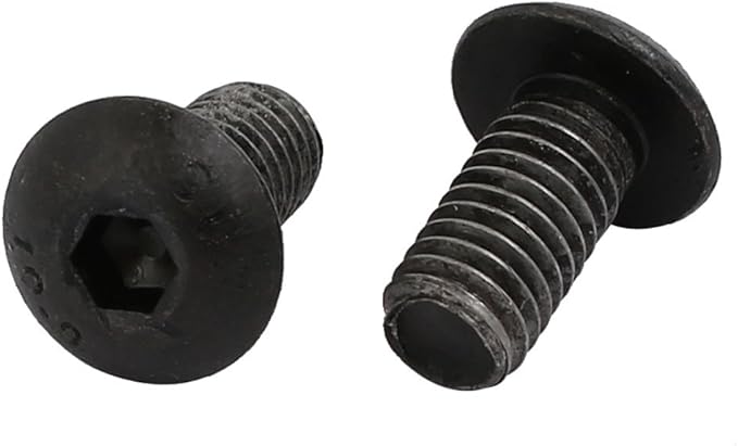 sourcingmap 2 Stück Linksgewinde Schraube M5x10mm 10.9 Grade ...