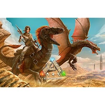 Amazon.com: makeuseof ARK Survival Evolved Game Wall Decor Canvas ...