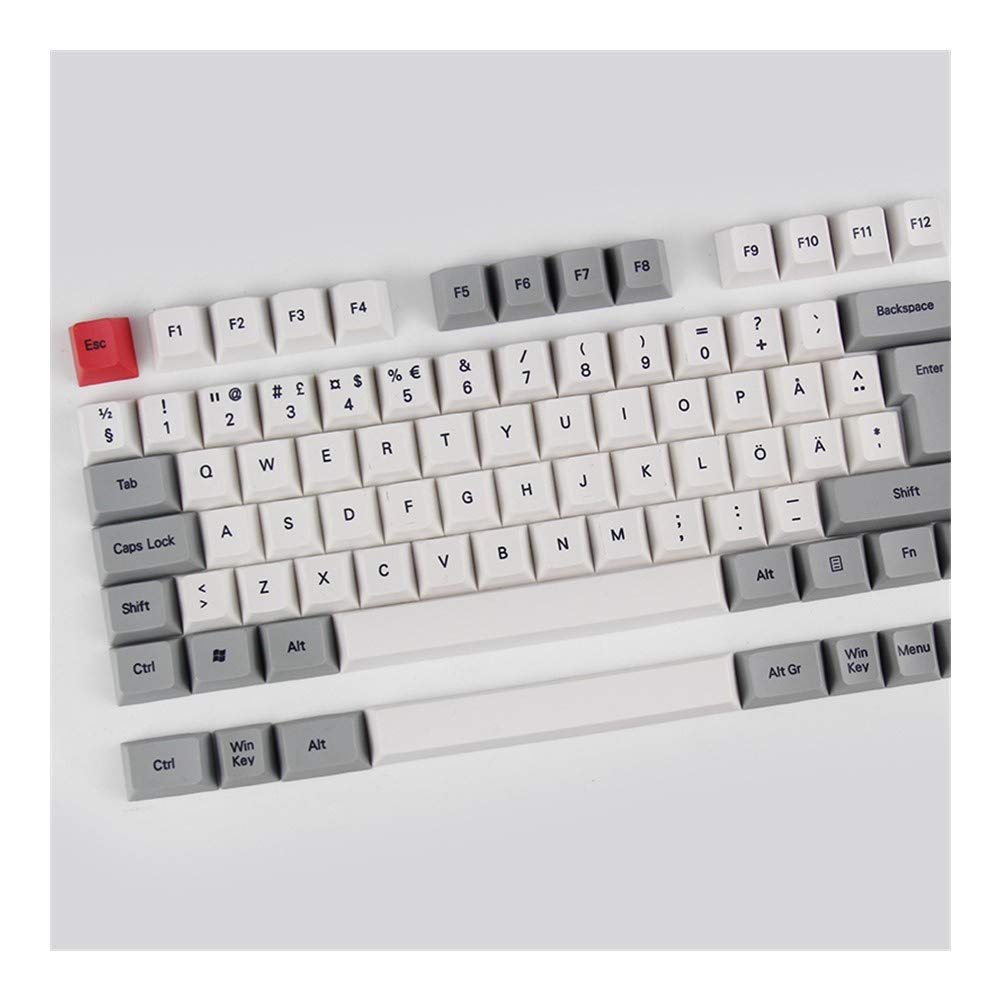 Keycap Nordic Layout Pbt Keycaps Keys Gaming Mechanical Keyboard Dye ...
