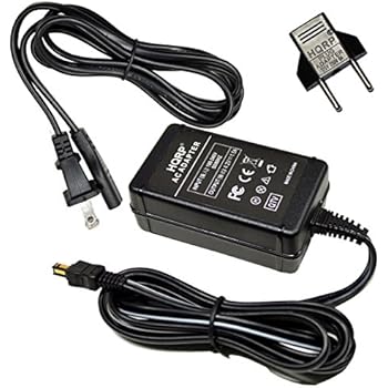 Amazon.com : HQRP AC Adapter / Power Supply compatible with Sony CyberShot DSC-V1, DSC-W1/B, DSC ...