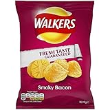 Walkers Smoky Bacon Crisps 32.5 g (Pack of 48): Amazon.co.uk: Grocery