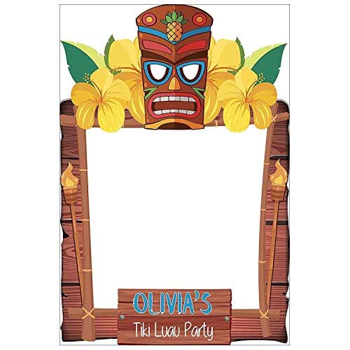 Amazon.com: Personalized Custom Tiki Luau Party, Luau Party Photo Booth ...