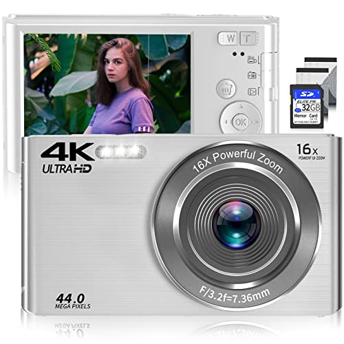 Mua Saneen Digital Camera, 4K Cameras for Photography, 44MP Compact ...