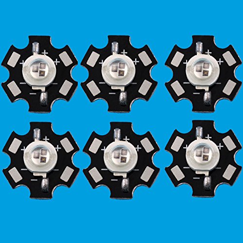 Buy Led World 10 PCS 3W Infrared IR 850NM High Power LED Bead Emitter ...