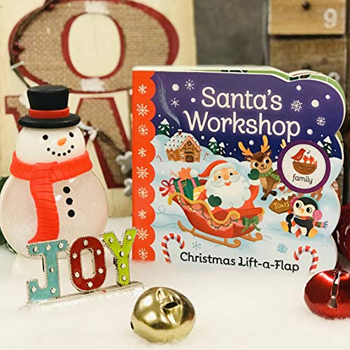 Santa's Workshop: A Christmas Lift-a-Flap Board Book for Babies and ...