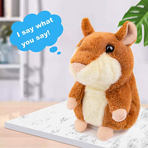 Ayeboovi Toddler Toys Talking Hamster Repeats What You Say Autism ...