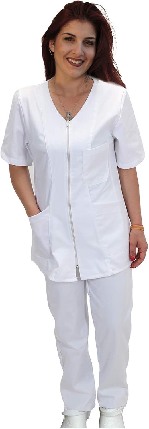 Petersabitidalavoro Divisa Ensemble d'infirmières blanches sanitaires ...