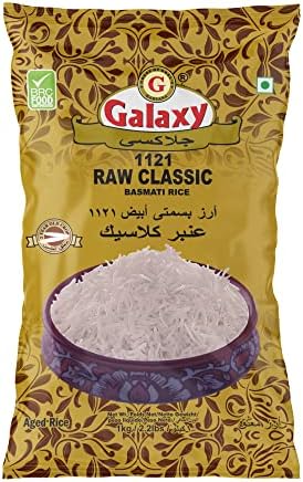 Galaxy Golden Raw Classic Basmati Rice, 1 Kg - Pack Of 1 price in Saudi ...