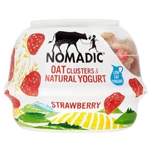 Nomadic Oat Cluster and Natural Strawberry Yogurt, 169g: Amazon.co.uk ...
