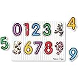 Melissa and Doug See-Inside Numbers Peg Puzzle (10 Pieces), Jigsaw ...