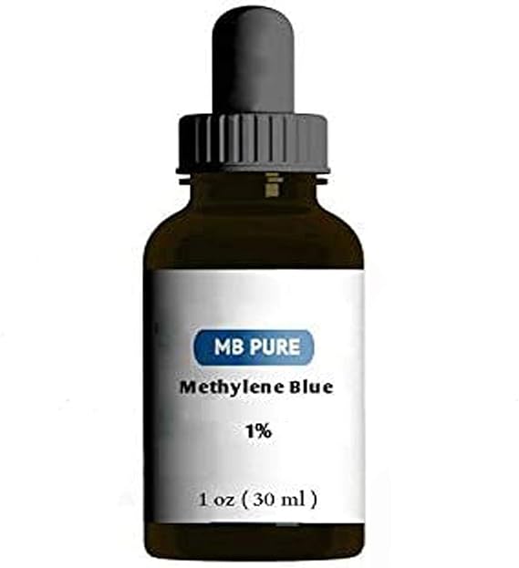 Amazon.com: Methylene Blue 1 oz USP Pure Antioxidant Brain Booster 1% ...