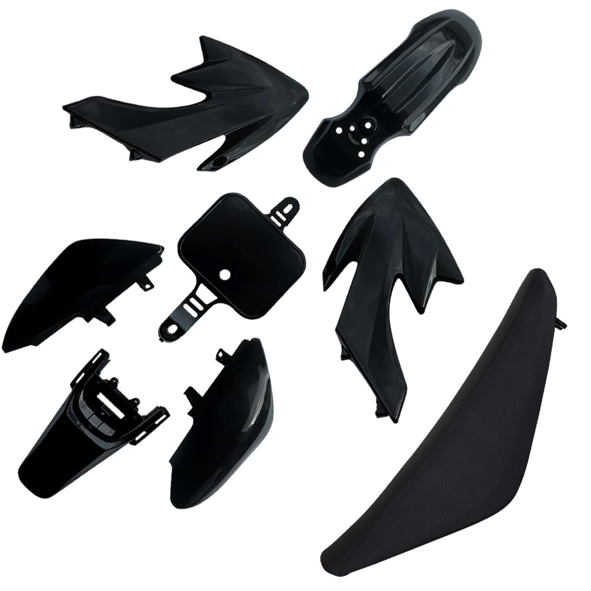 Hyssk, Thicker ABS Plastics Kit with High Elasticity Black Tall Seat ...