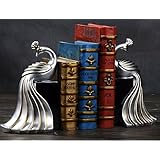 Amazon.com: Gifts & Decor Peacock Bookends Office Library Decor ...