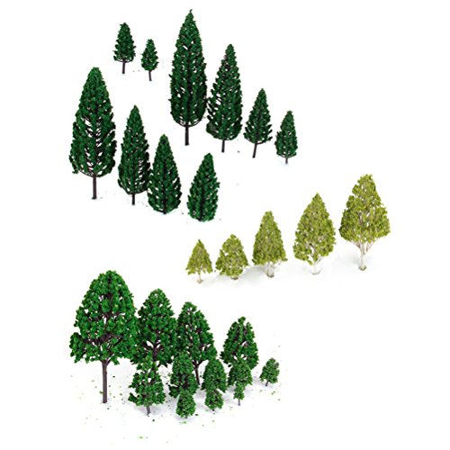 Buy WINOMO Model Trees Scale Trees Diorama Models Model Train Scenery ...