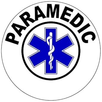 Paramedic Hard Hat Labels Helmet Vinyl Stickers Decals Matte: Amazon ...