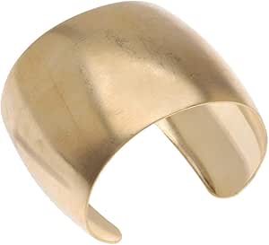 Amazon.com: Solid Brass Domed Cuff Bracelet Base 49mm Wide (1 Piece ...