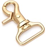Amazon.com: Okones Pack of 2,1'' Inner Width,Solid Brass Square Lobster Clasps Swivel Trigger ...