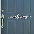 Amazon.com: Welcome Front Door Decal Vinyl Letters Sticker for Entryway ...
