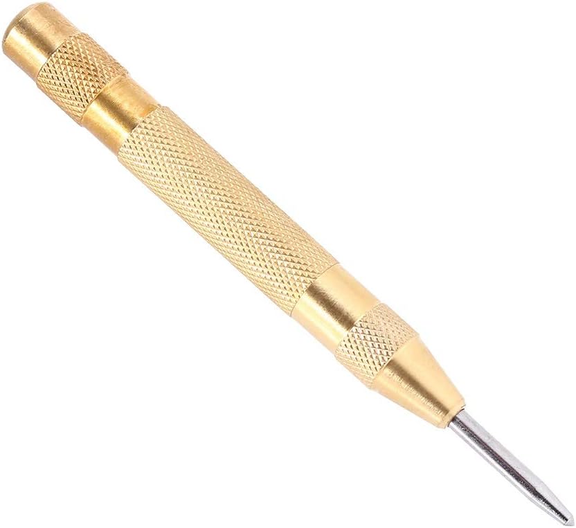 Center Punch Tool-Automatic Center Punch with HSS Tip Spring Loaded ...