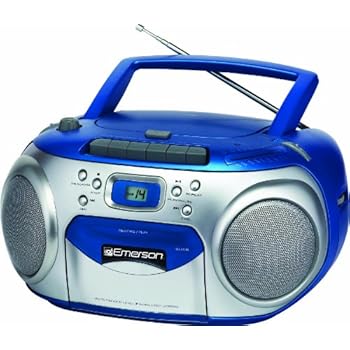 Amazon.com: Emerson PD6548BL Portable CD Player with AM/FM Stereo Radio ...
